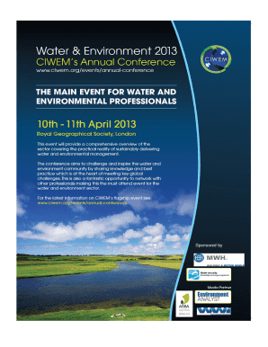 50Welcome by CIWEM PresidentPaul HillmanRamboll - cms esi Doc Template ...