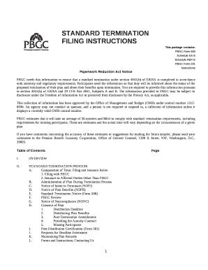 PBGC 501 Doc Template | pdfFiller