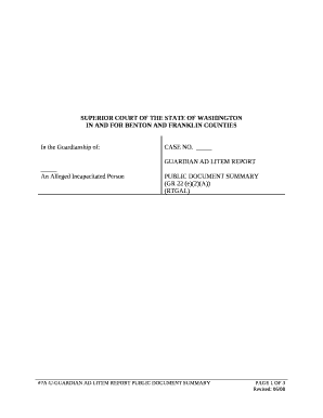 PUBLIC DOCUMENT SUMMARY Doc Template | pdfFiller