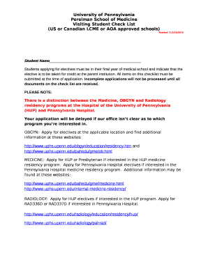 Incomplete applications will not be processed until all documents on the check list are received ...