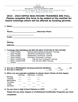 PathWays PA Doc Template | pdfFiller
