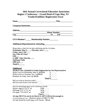 Login to CEA - Correctional Education Association National Doc Template ...