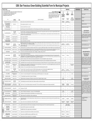Fillable Online GS6: San Francisco Green Building Submittal Form for ...
