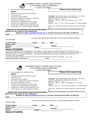 how to learn piano for Doc Template | pdfFiller