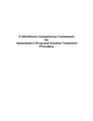 A Workforce Competency Framework Doc Template | pdfFiller