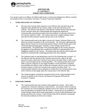 (a) The term of the Contract shall commence on the Effective Date and ...