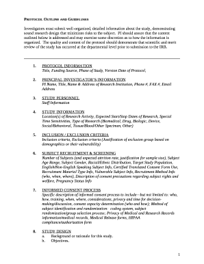 Protocol Outline and Guidelines - researchaffairs llu Doc Template ...