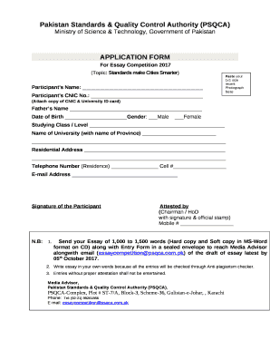 psqca application Doc Template | pdfFiller