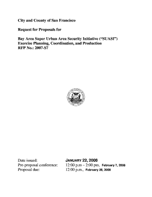 Fillable Online mission sfgov Model RFP - SFgov Fax Email Print - pdfFiller
