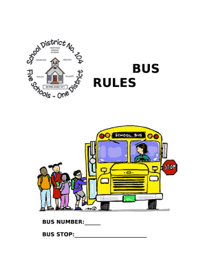 BUS NUMBER: Doc Template | pdfFiller
