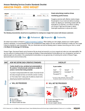 Fillable Online AMAZON PAGES - HERO WIDGET Fax Email Print - pdfFiller