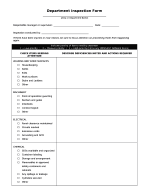 Department Inspection Doc Template | pdfFiller