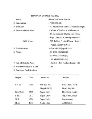 - PROFESSOR Doc Template | pdfFiller
