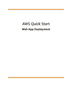 Fillable Online AWS Quick Start Fax Email Print - pdfFiller