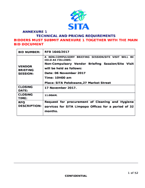 vendor briefing template Doc Template | pdfFiller