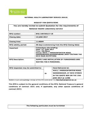 Compulsory site briefing: Doc Template | pdfFiller