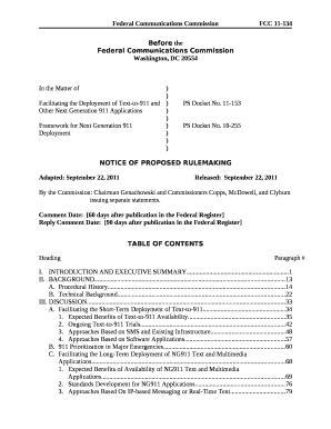 Facilitating the Deployment of Text-to-911 and Other Next Generation ...