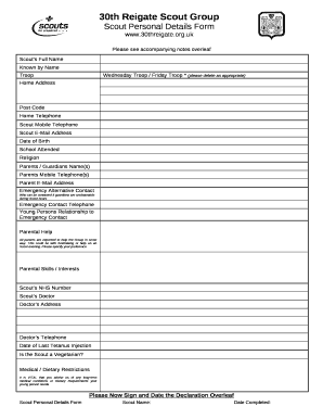 Please see accompanying notes overleaf Doc Template | pdfFiller