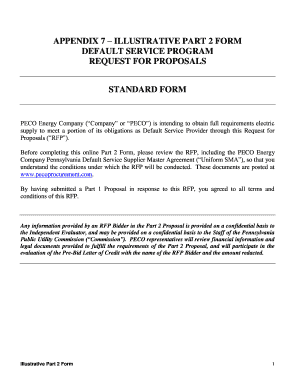 Fillable Online APPENDIX 7 ILLUSTRATIVE PART 2 FORM Fax Email Print ...