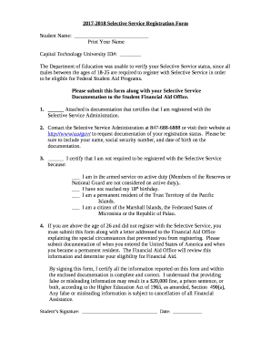 2017-2018 Selective Service Registration - mycapitol captechu Doc ...