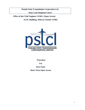 State Load Despatch Centre Doc Template | pdfFiller