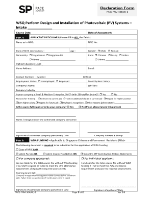 Fillable Online WSQ Perform Design and Installation of Photovoltaic (PV ...
