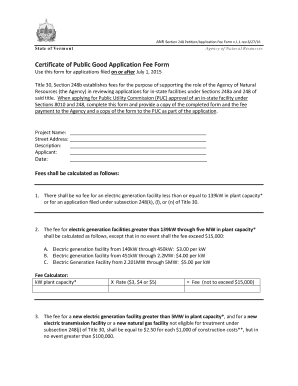 Fillable Online ANR section 248 Petition/Application Fee Form v Fax ...