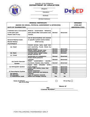 (BASED ON VISUAL, PHYSICAL ASSESSMENT & INTERVIEW) template Doc ...