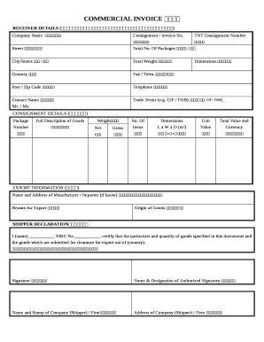 RECEIVER DETAILS () Doc Template | pdfFiller