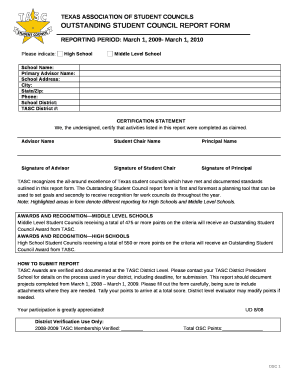 TASC recognizes the all-around excellence of Texas student councils ...