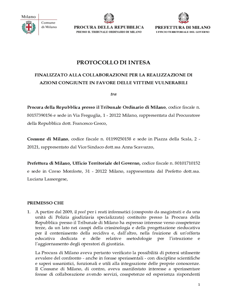 Compilabile Online Garante per l'attuazione del Protocollo di Intesa ...