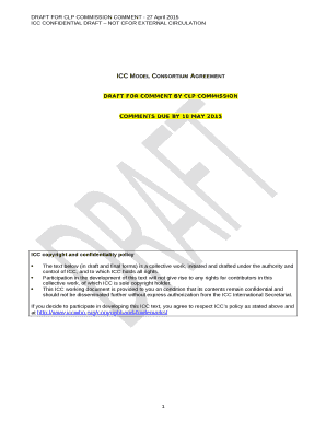 consortium agreement at in word Doc Template | pdfFiller