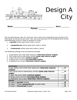Design A City Doc Template | pdfFiller