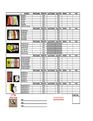 Fillable Online Blank Quantity Fax Email Print - pdfFiller