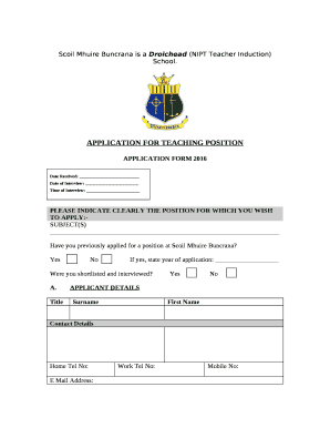 Scoil Mhuire Buncrana is a Droichead (NIPT Teacher Induction) School ...