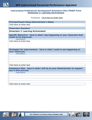Instructional Professional Development Assistance Plan (PDAP ...