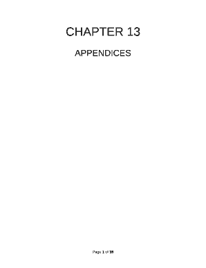 APPENDIX 13-1 Doc Template | pdfFiller