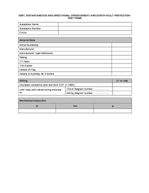 IDMT, Instantaneous and Directional Overcurrent and Earth Fault ...