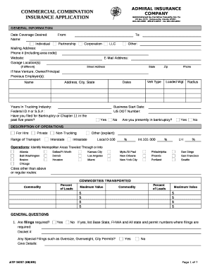 COMMERCIAL COMBINATION Doc Template | pdfFiller