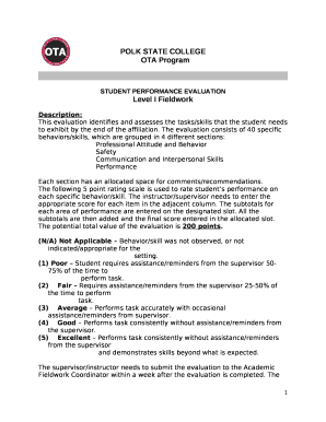 OTA Program Doc Template | pdfFiller