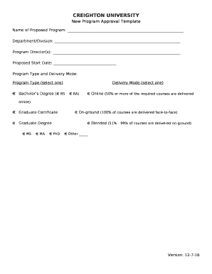 Program Director(s): Doc Template | pdfFiller