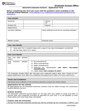 Doctorate Extension Scheme Application - www2 le ac Doc Template ...