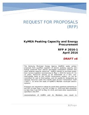 Introduction to KyMEA and this RFP Doc Template | pdfFiller