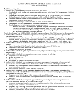 Part I: General Expectations Doc Template | pdfFiller