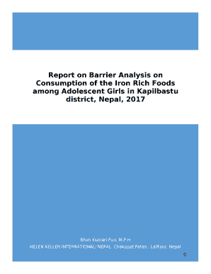 This Barrier Analysis Assessment has been carried out with financial ...