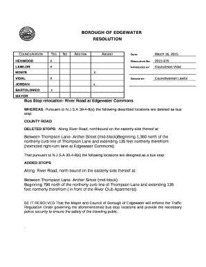 Bus Stop relocation- River Road at Edgewater Commons Doc Template ...