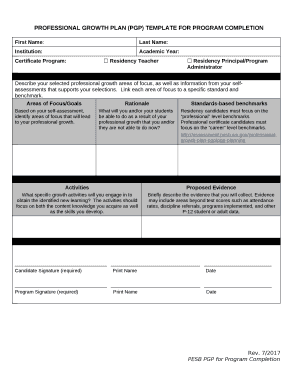Residency Teacher template - education wsu Doc Template | pdfFiller