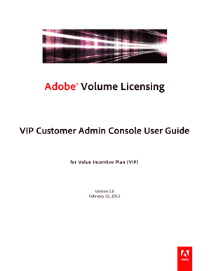 Fillable Online VIP Customer Admin Console User Guide Fax Email Print ...