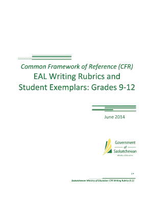 Fillable Online EAL Writing Rubrics and Fax Email Print - pdfFiller