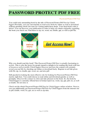Fillable Online Password Protect Pdf Free Fax Email Print - pdfFiller